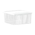 Stackable Refrigerator Cooler Sealed with Lid Kitchen Organizer Snacks ...