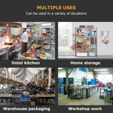 "FDW Stainless Steel Kitchen Work Table 24"" x 48"", Commercial ...