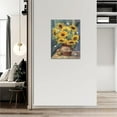 Sunflower Wall Art Rustic Sunflower Butterfly Pictures Wall Decor Just ...