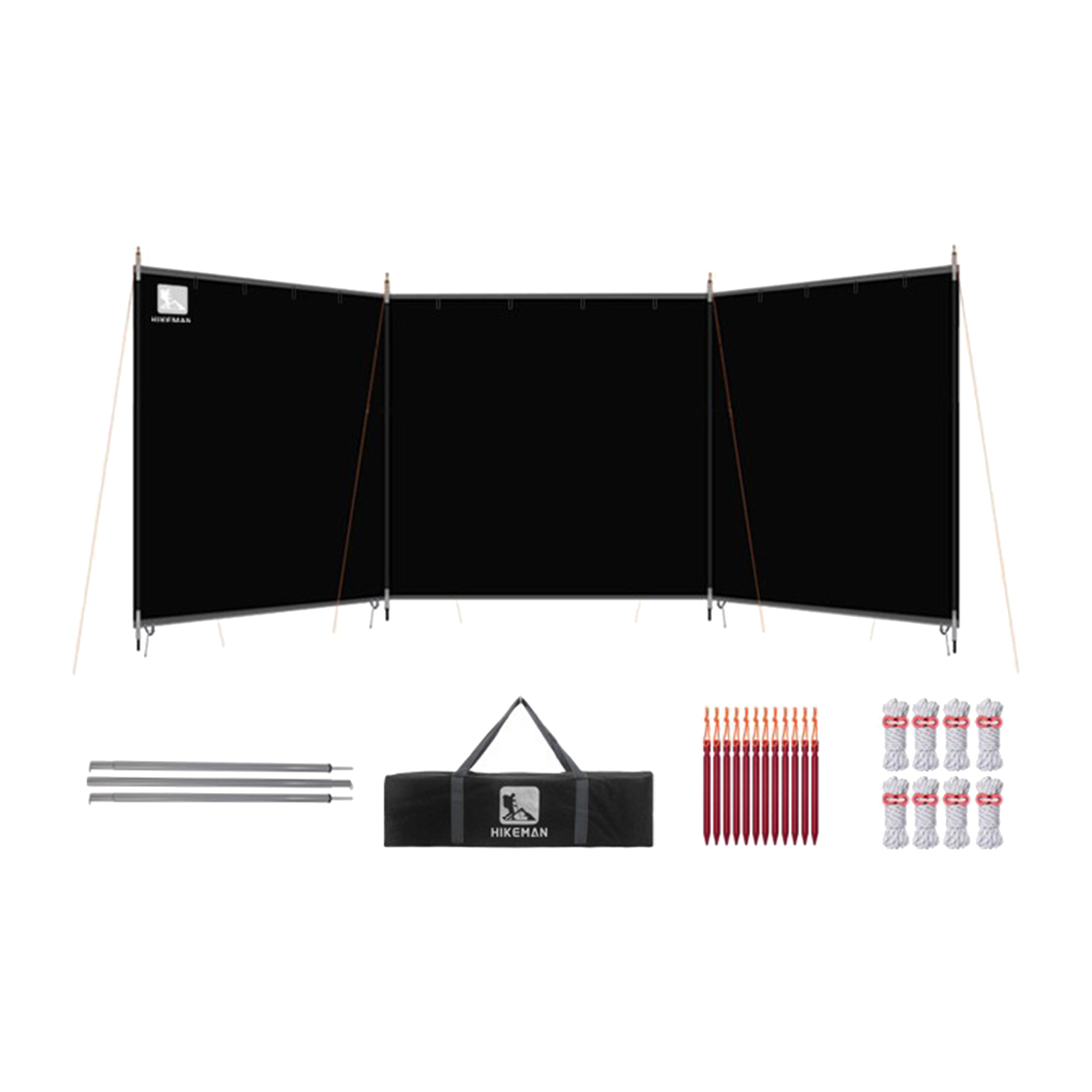 Wind Screen Windshield Windbreak Wind Deflector Camping Campfire Grills ...