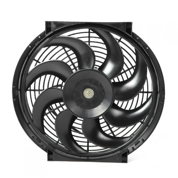Radiator Cooling Fan,14in Electric Slim Radiator Radiator Push Pull ...