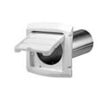 4 in. Hinged Louvered Vent Hood in White - Walmart.com