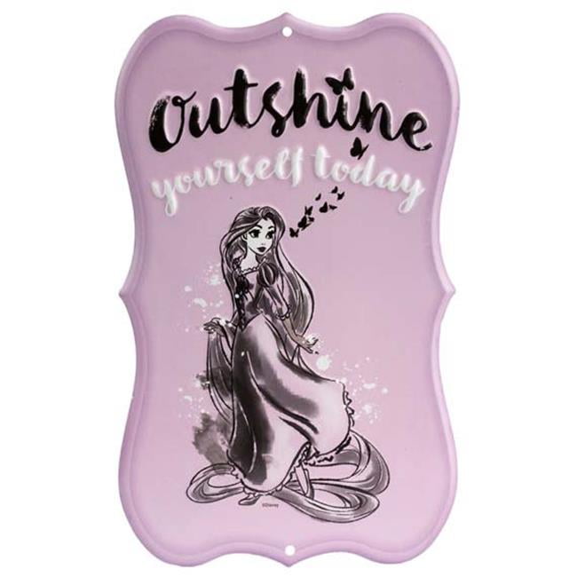 Disney 90162108-S Rapunzel Embossed Tin Sign - Walmart.com