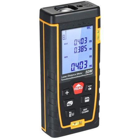 Infrared distance meter with buzzer, Pocket digital la-ser distance ...