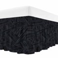 Abstract Overlapping Layers Bed Skirt California King Size 18 Inch Drop ...