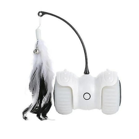 New Electric Funny Cat Toy Smart Remote Control Led Luminous Feather ...