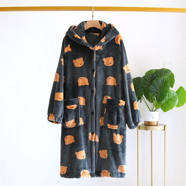 Click here for Unbranded Autumn And Winter Flannel Women Robe Thi... prices