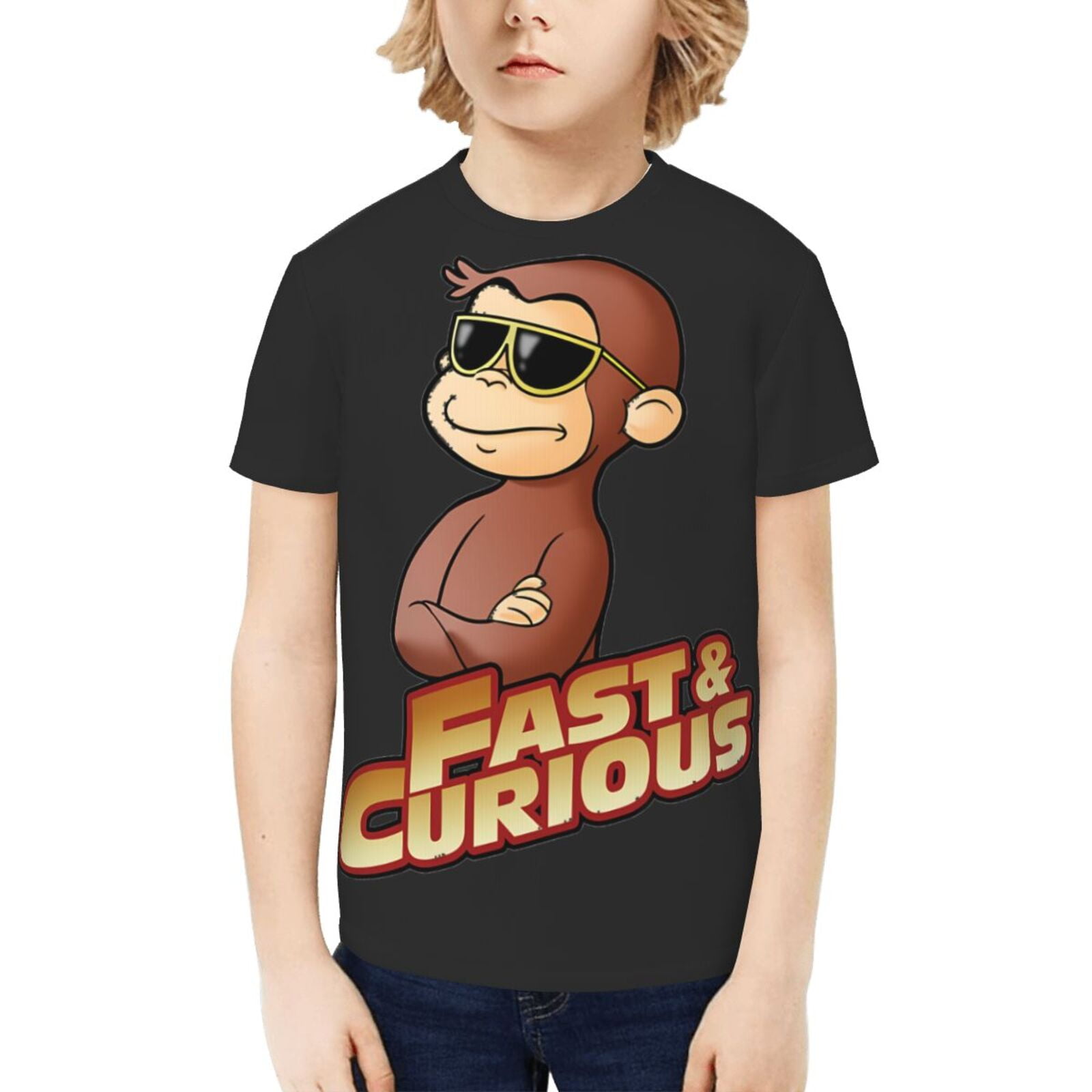Click here for Curious George Kids Tshirt Short Sleeve Crewneck T... prices