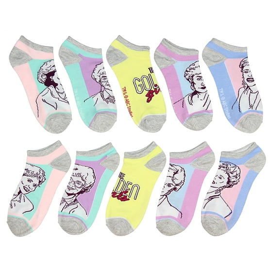 The Golden Girls - The Golden Girls 5 Pair Character Ankle Socks ...
