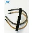 N1 Hairband Elegant Braids Design Women's Beaded Hair Hoop Headband ...