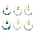154Pieces DIY Ocean Style Earring Making Kits Including Alloy Pendants ...