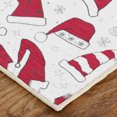 Mohawk Home Prismatic Santa Hats Red Contemporary Theme Christmas ...