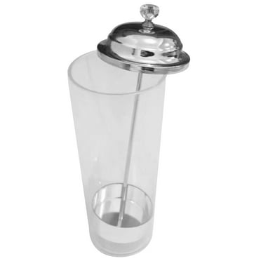 Youngever Straw Dispenser, Plastic Straw Holder with Lid, Drinking ...