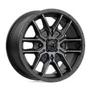 MSA Offroad Wheels Aluminum Rim M40 ROGUE 15X7in Satin Black Titanium ...