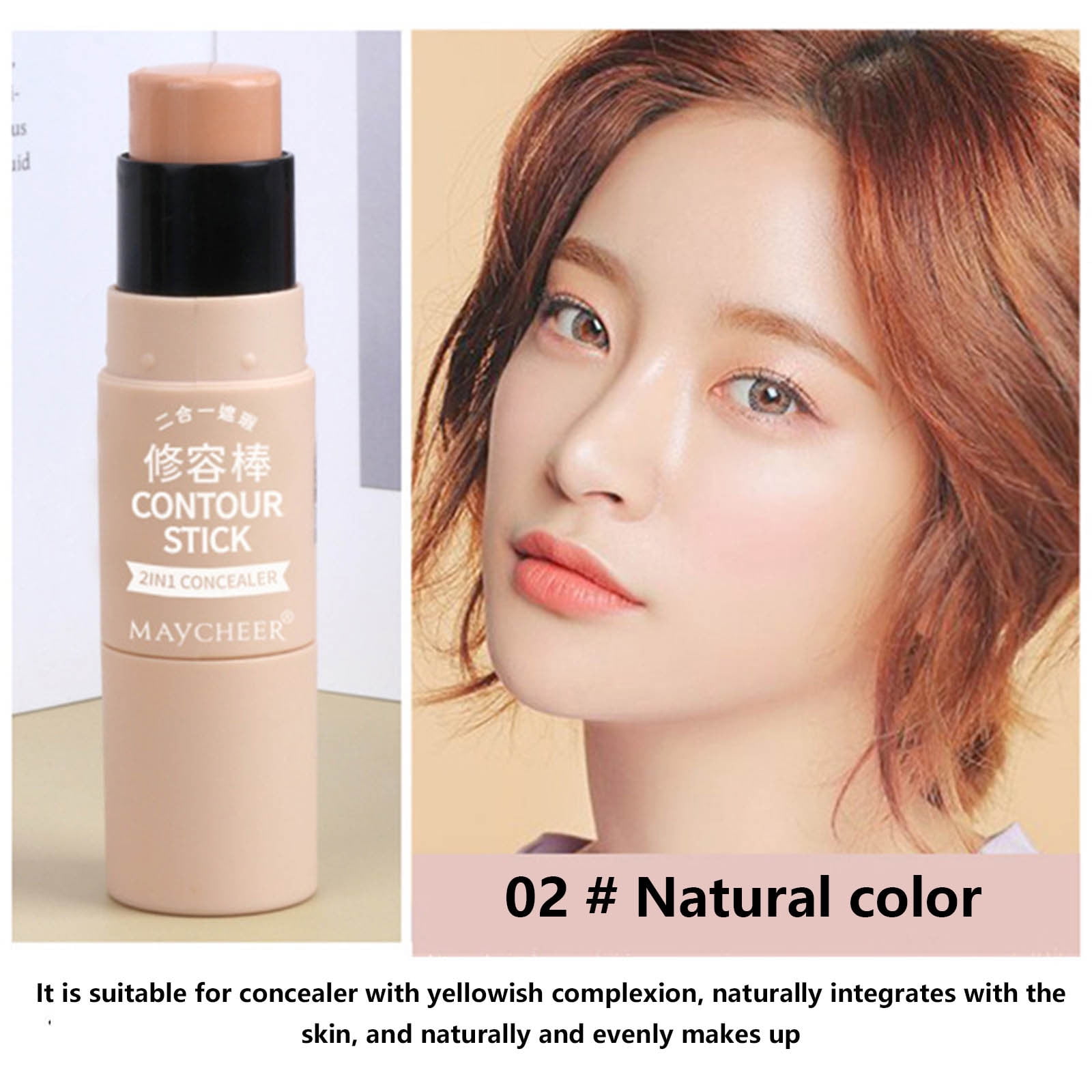 Base de maquillaje líquida Contour Creams Double Head Repair Stick, con ...