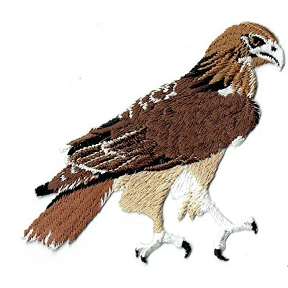 Red-tailed Hawk - Bird/Animals - Iron on Applique/Embroidered Patch ...