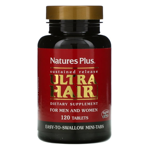 Nature's Plus Ultra Hair, For Men & Women, 120 Tablets - Walmart.com
