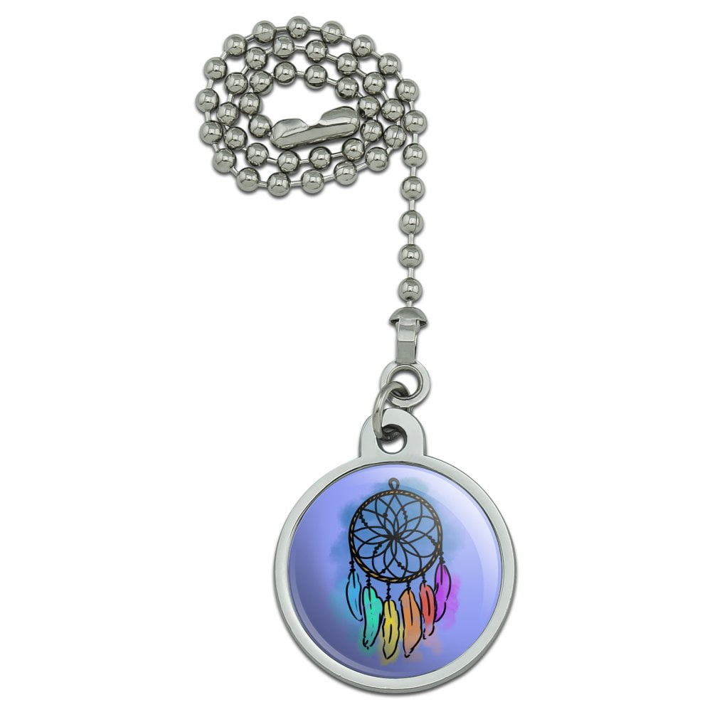 Dream Catcher with Rainbow Feathers Watercolor Sketch Ceiling Fan and ...