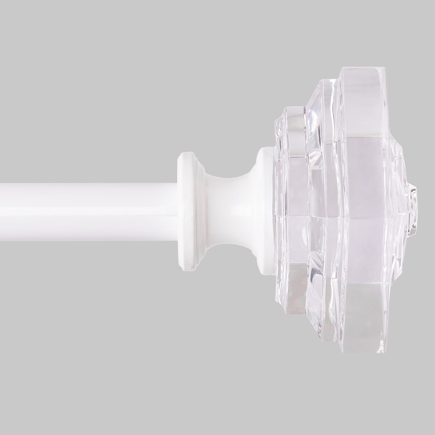 3/4" Diameter Standard Decorative Window Curtain Rod, Adjustable ...