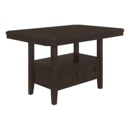 PLV09-T-SABR Parfait Square Table with 18 in. Butterfly Leaf - Saddle Brown - Walmart.com