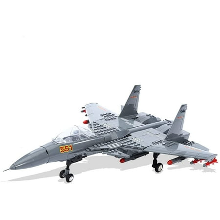 AIMTYD Plane Building Kit Toy Air Force Military War Fighter 3D Model ...