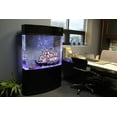 Penn-Plax Water World Luxury Large Acrylic Tank with Built-in Stand and ...