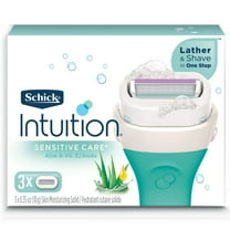 Schick Intuition Sensitive Skin Womens Razor Refills with Vitamin E ...