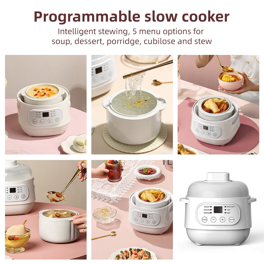 Click here for Aoresac Slow Cooker 1 Quart Pot 24h Cooker 24h Wit... prices