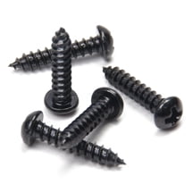 100 Pcs Black Screws#5 x 5/8" - Phillips - RoundheadUse with HHX350 ...