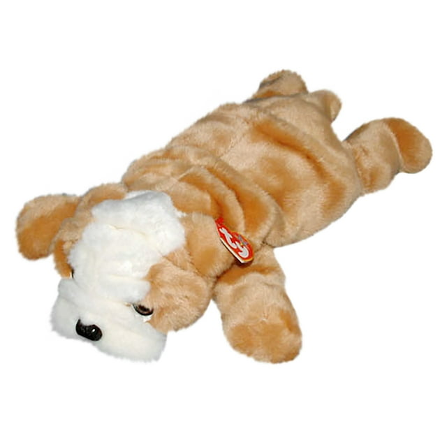 Ty Buddy: Wrinkles the Bull Dog | Stuffed Animal | MWMT's - Walmart.com