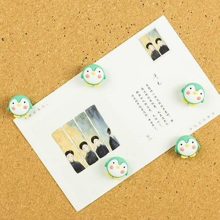 Xizioo 12 Pieces Cute Cartoon Animals Pushpins Resin Animal Push Pins ...