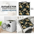 Anti-Slip Washer or Dryer Top Mat Covers, 27" x 31.5" Flower Design ...