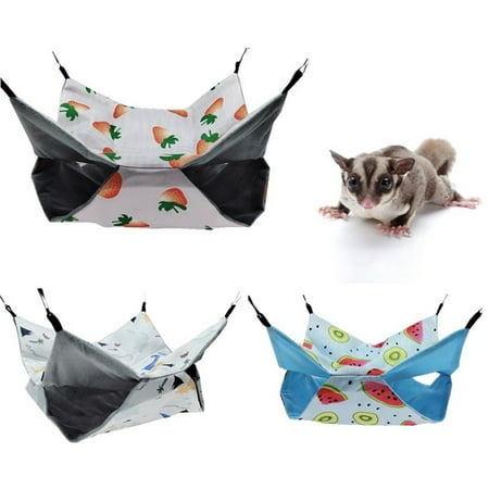 Volkmi 1 pet hammock summer small pet hanging sleeping kangaroo hamster ...
