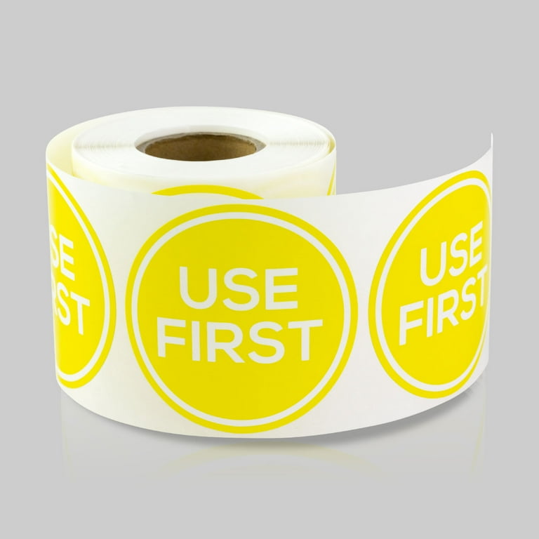 Use First Stickers (2 Inch, 300 Stickers Per Roll, Red, 10, 48% OFF