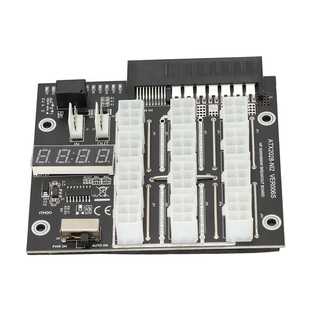 12 Port 6Pin Breakout Board, 2200Watts 12V Power Module Mining GPU ...