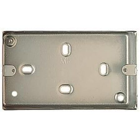 MK - 2-Gang Steel Surface Back Box with Knockouts | Walmart Canada