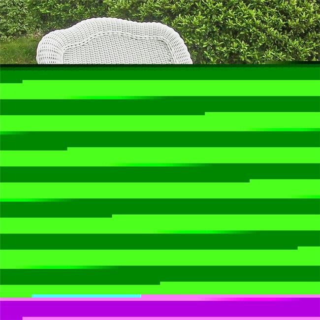 International Caravan Resin Wicker Camel Back Rocking Chair, White ...