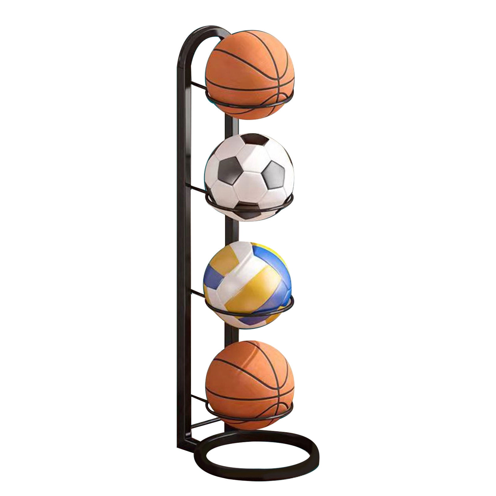 Click here for Maplenight 4-Tier Heavy-Duty Basketball Stand & Ba... prices