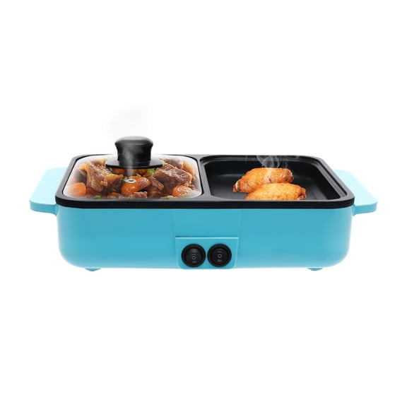 Miumaeov 4L/4.2QT Electric Hot Pot Multifunctional Portable Non-stick ...