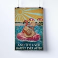 Affixzi And She Lived Happily Ever After Poster Canvas Inspirational ...