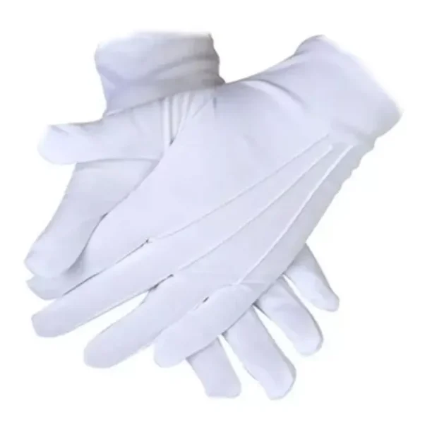 Guantes Blancos De Algodón Para Escolta, Mesero, Chambelan.. | Bodega ...