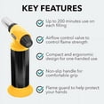 Solder-It Yellow Pro-Torch PT-500 | Automatic-Ignition Butane Torch ...