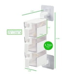 Mind Reader Rotating Spice Rack Jars - Wall Mounted - White - Walmart.com