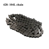 Motorcycle 428 Chain 104L/106L/108L/122L/140L/168L Links Fit for 50cc ...