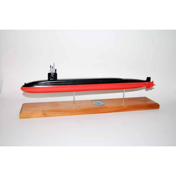 USS Maine SSBN-741 Submarine Model,Navy,Scale Model,Mahogany,20 inch ...