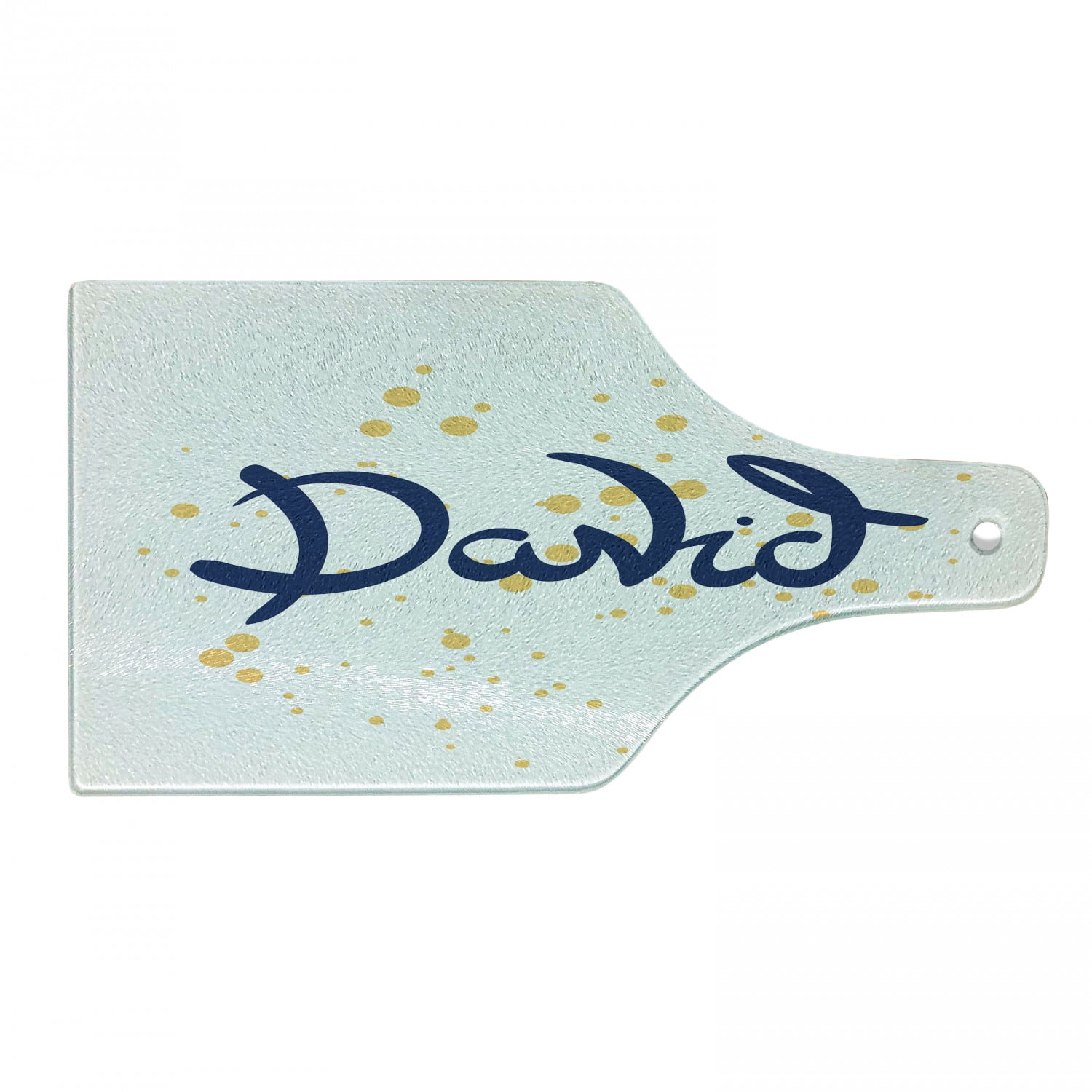 David Cutting Board, Hand Drawn Lettering Design with Traditional Male ...