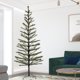 9' x 34" Green Feather Tree 488LED Warm White Lights - Walmart.com