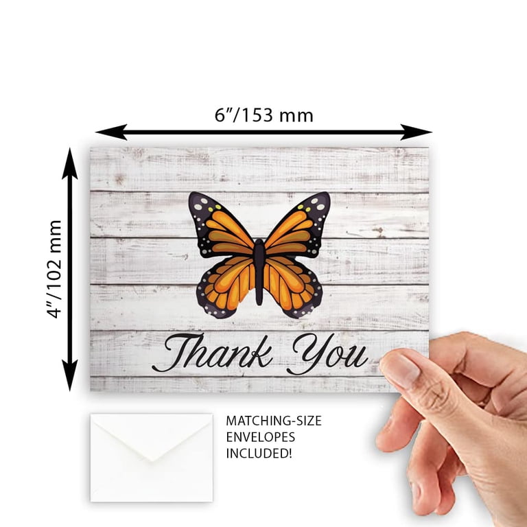 Monarch Butterfly Thank You