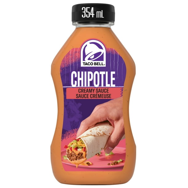 Taco Bell Creamy Chipotle Sauce, 354 mL Bottle, TB CREAMY CHIPOTLE ...