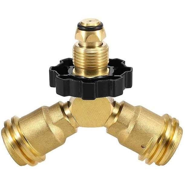 Propane Tank Y Splitter Adapter With Valves - Walmart.ca